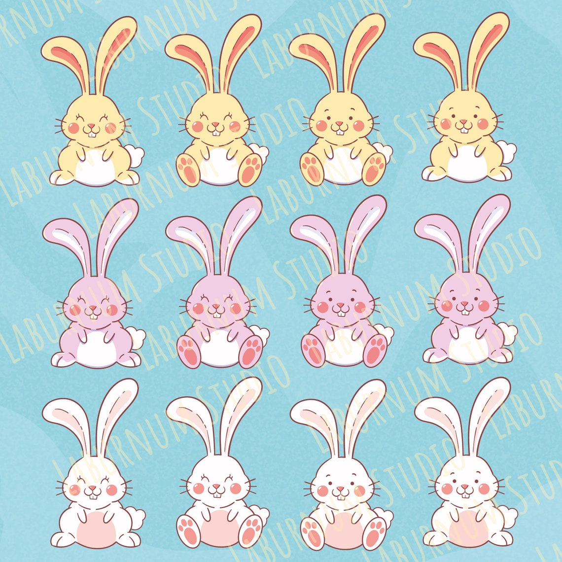 Easter Bundle Clip Art Images, Royalty Free Clip Art - Instant Download ...