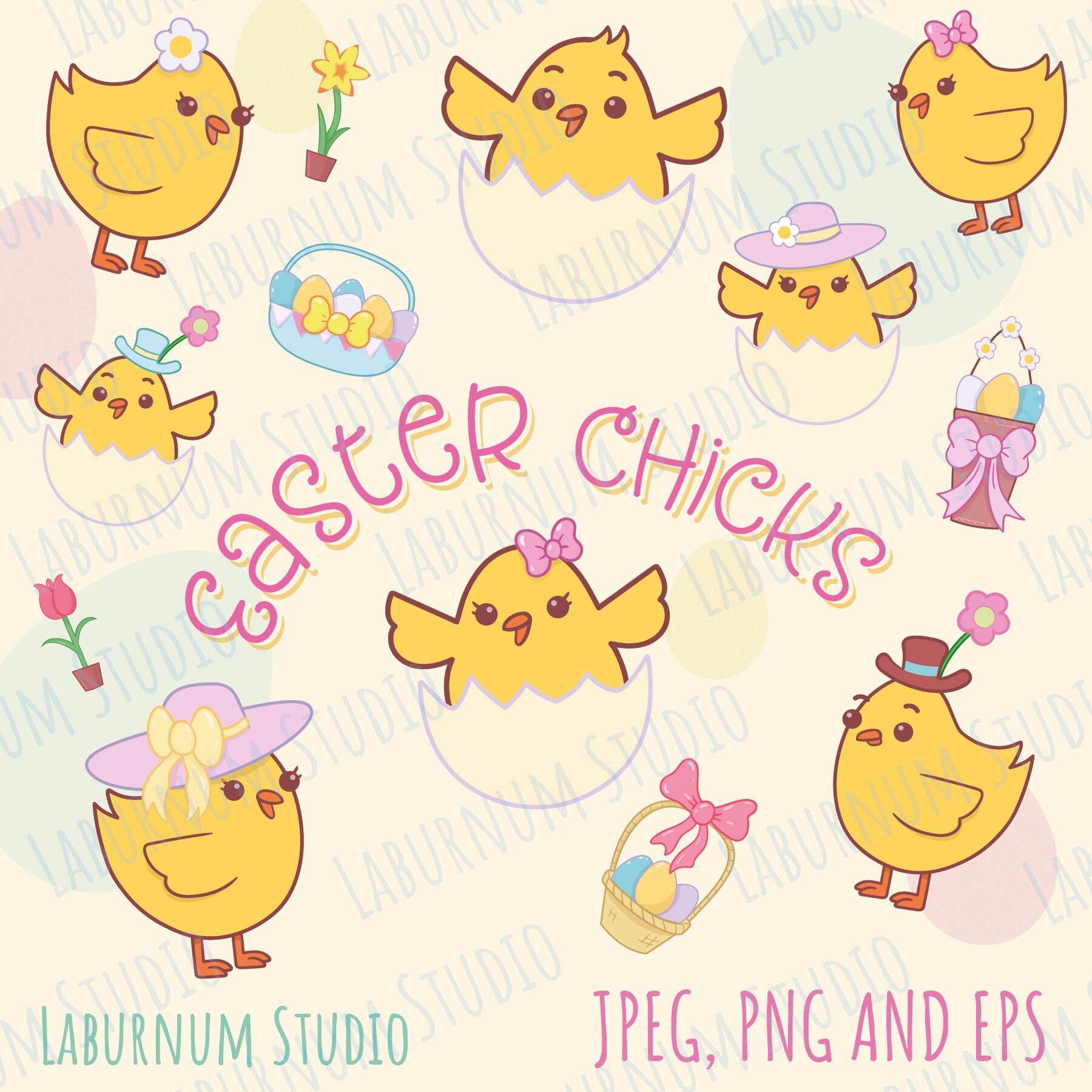 Easter Chick Clipart Free
