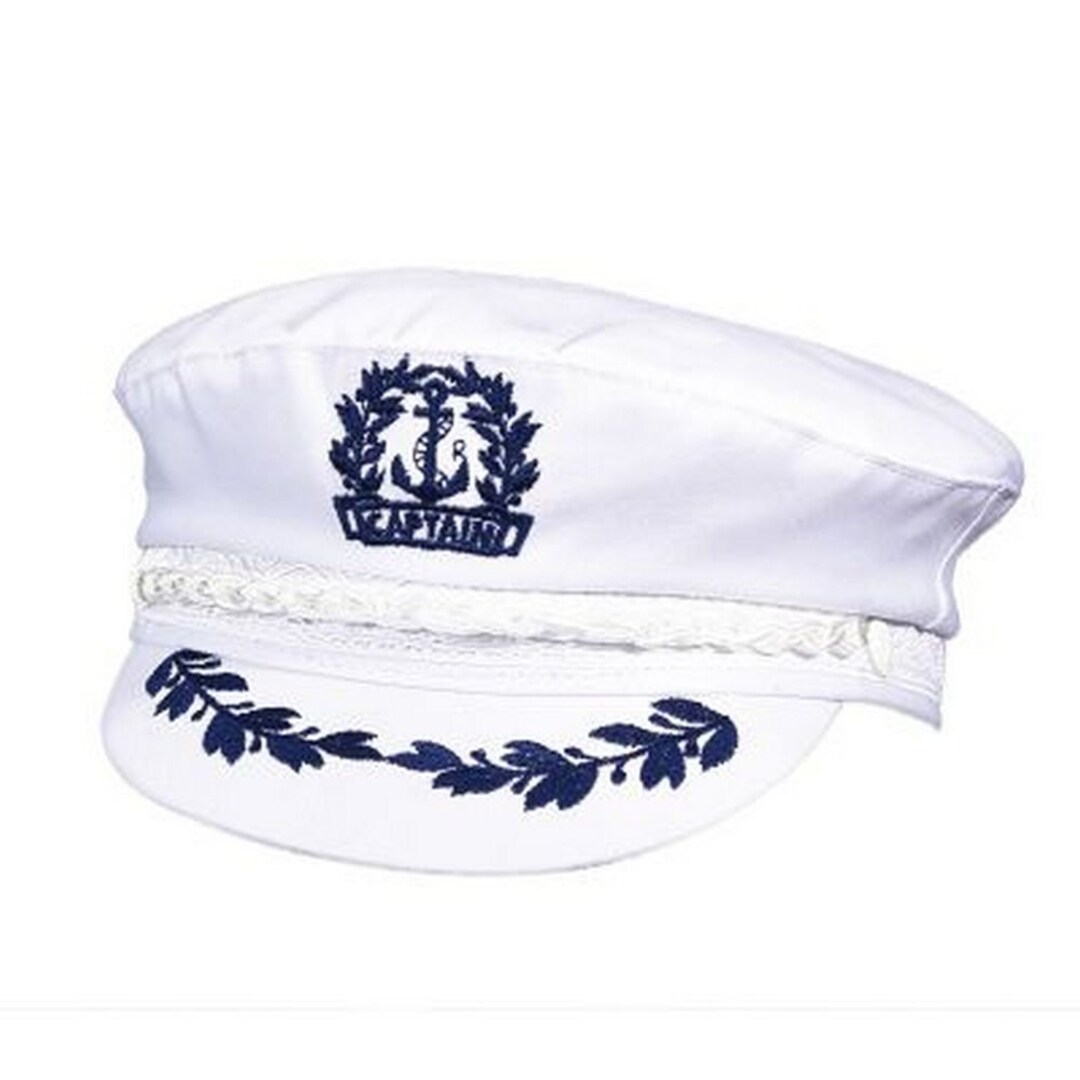Authentic Greek Captain's Cap Cotton White - Etsy