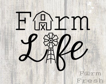 Farm Life SVG & PNG Digital File Instant Download - Etsy