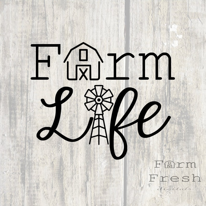 Farm Life SVG File for Cricut, Instant Download Svg Png Jpg Files, Farm ...