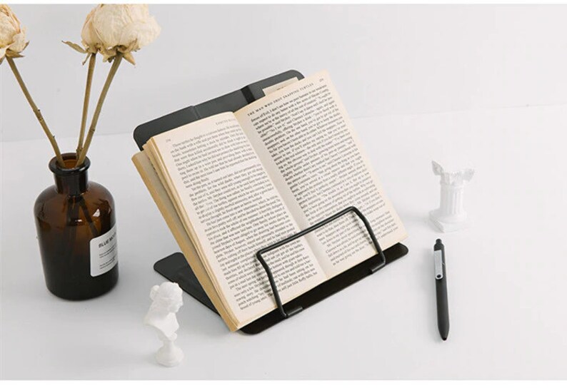 Foldable Angled Book Reading Stand Portable Adjustable - Etsy