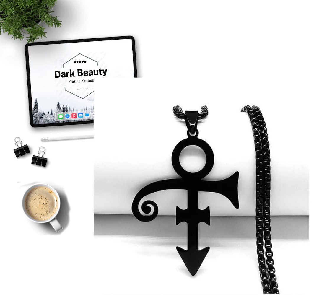 RIP Memorial Symbol Love Logo Steampunk Stainless Steel Necklace Women ...