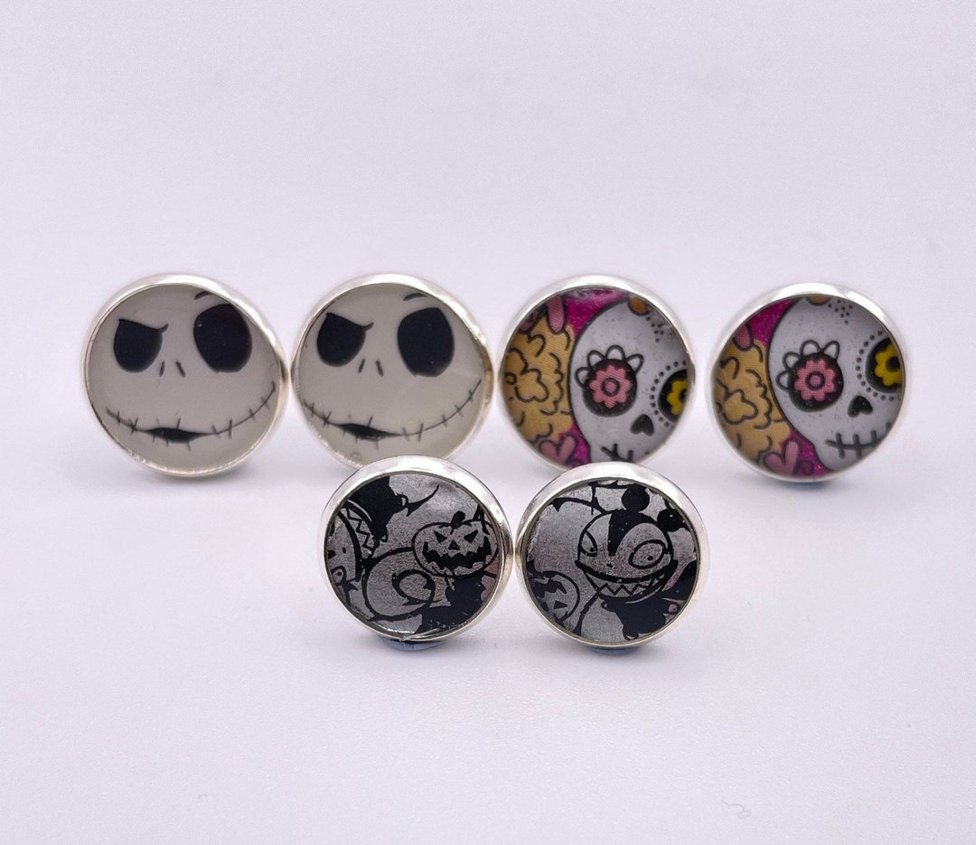 Nightmare Before Christmas & Day of the Dead Studs - Etsy