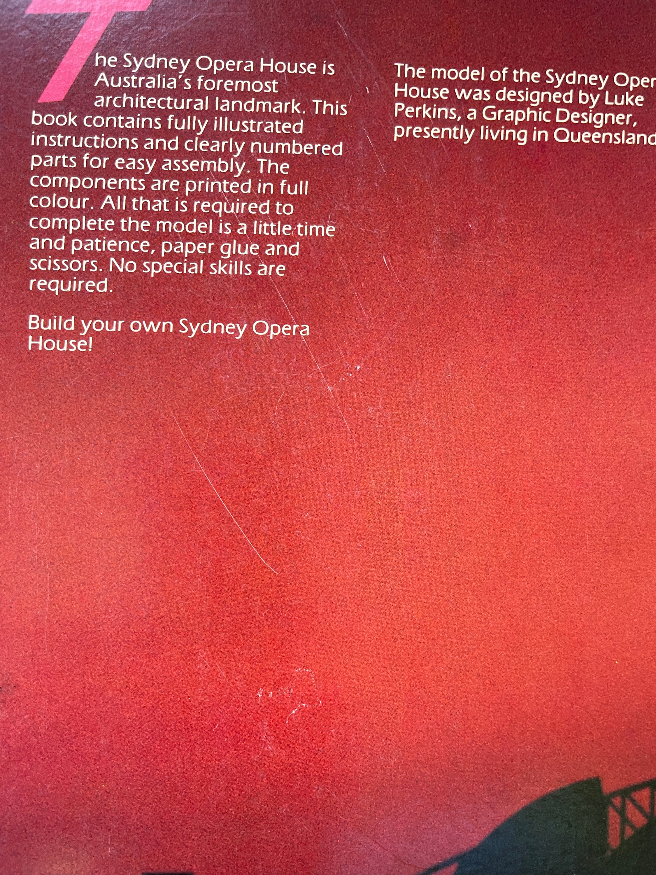 Amazing Sydney Opera HOUSE Paper Model Book Vintage Craft | Etsy