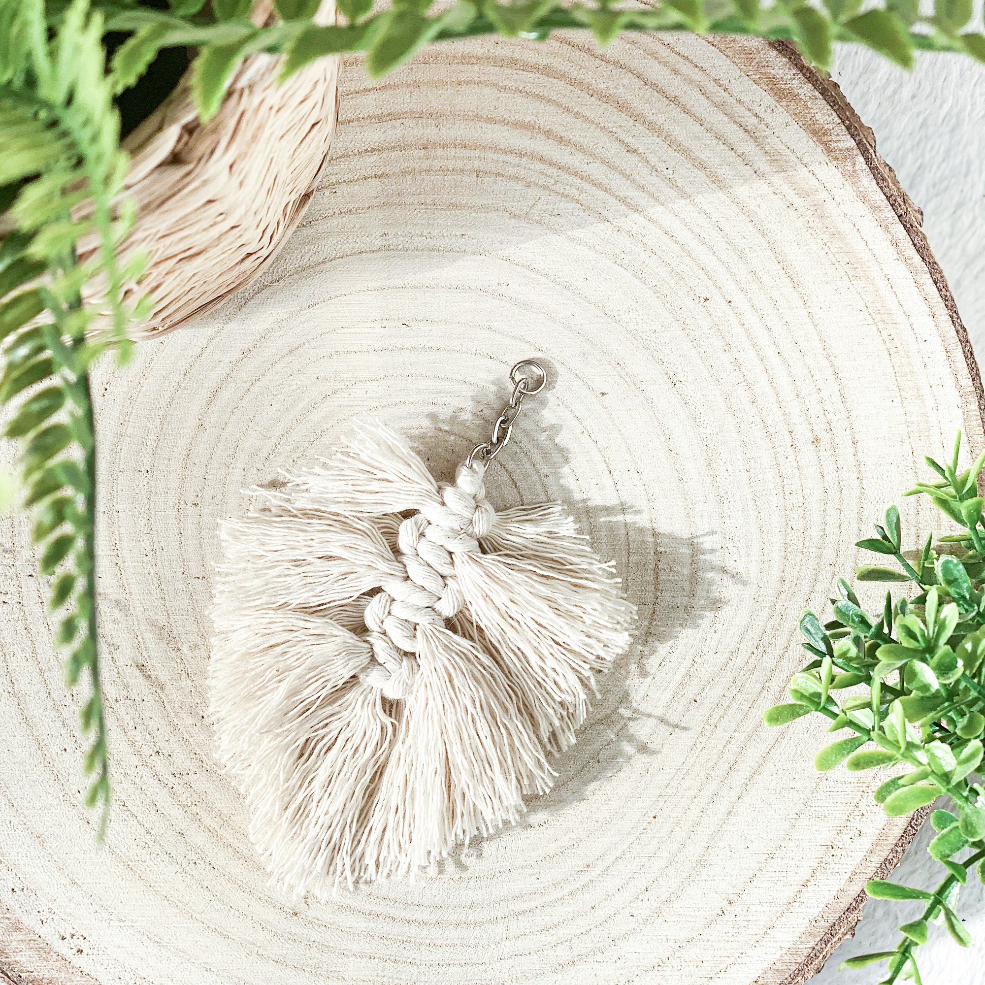 Key Door Sheet Macramé Handmade Wolf Engraving on Wood | Etsy