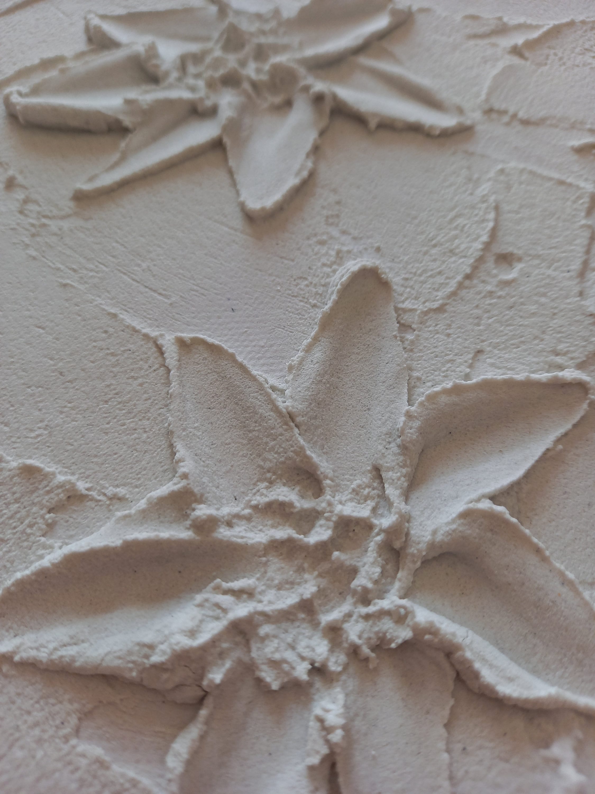 Sculptural Wall Art, Floral Wall Art, Plaster Art, Plaster Wall Art ...