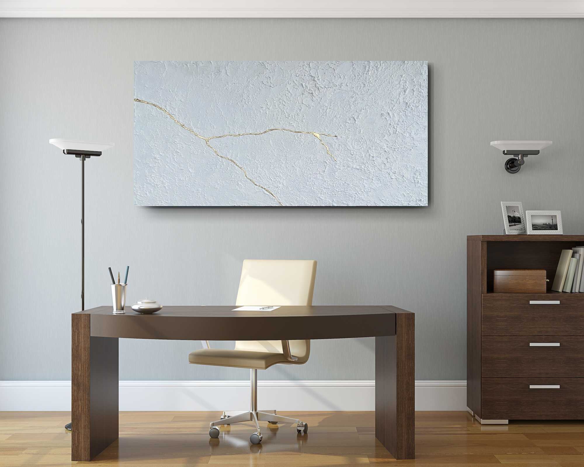 Tableau Peinture, Kintsugi, Tableau Texture, Art Japonais, Grand ...