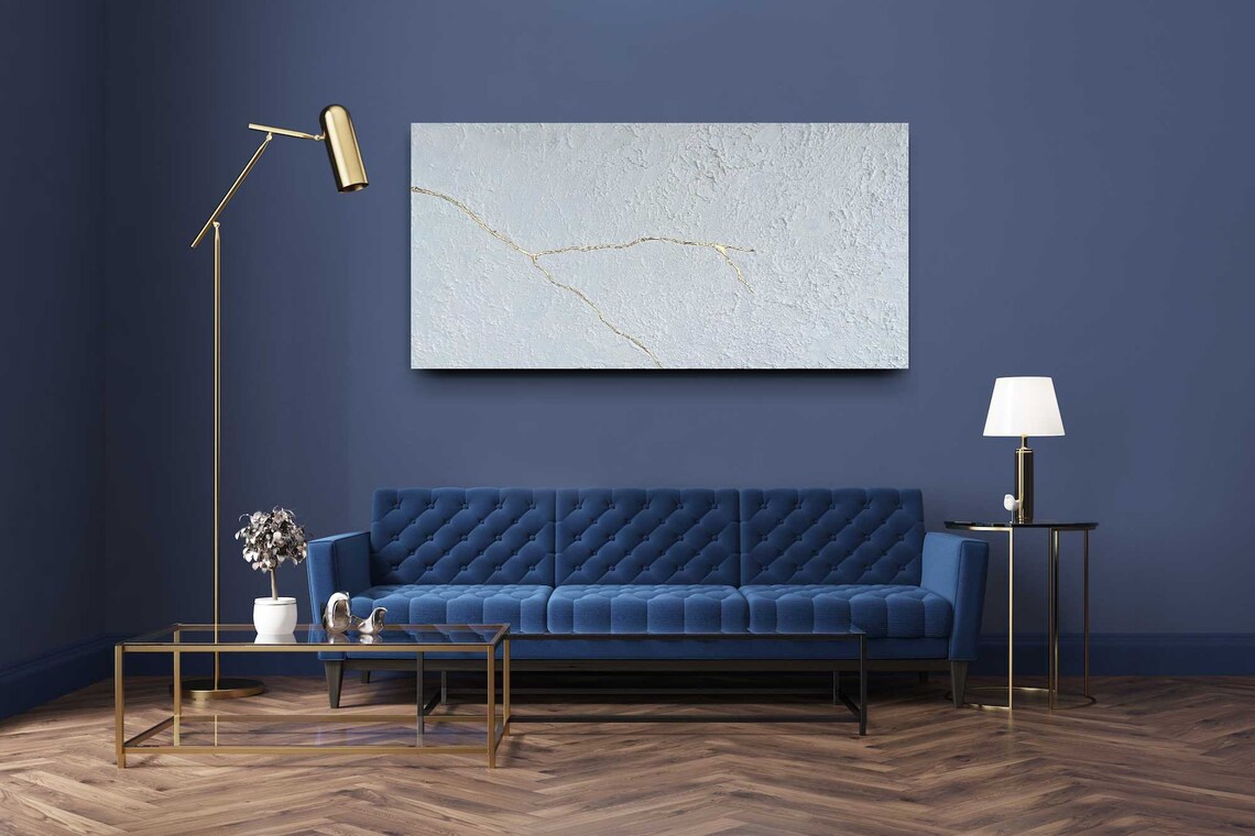 Tableau Peinture, Kintsugi, Tableau Texture, Art Japonais, Grand ...
