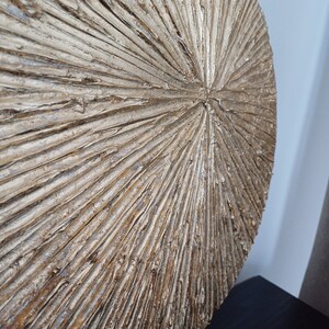 Round Wall Art, Gold Wall Decor, Circular Wall Art, Texture Wall Art ...