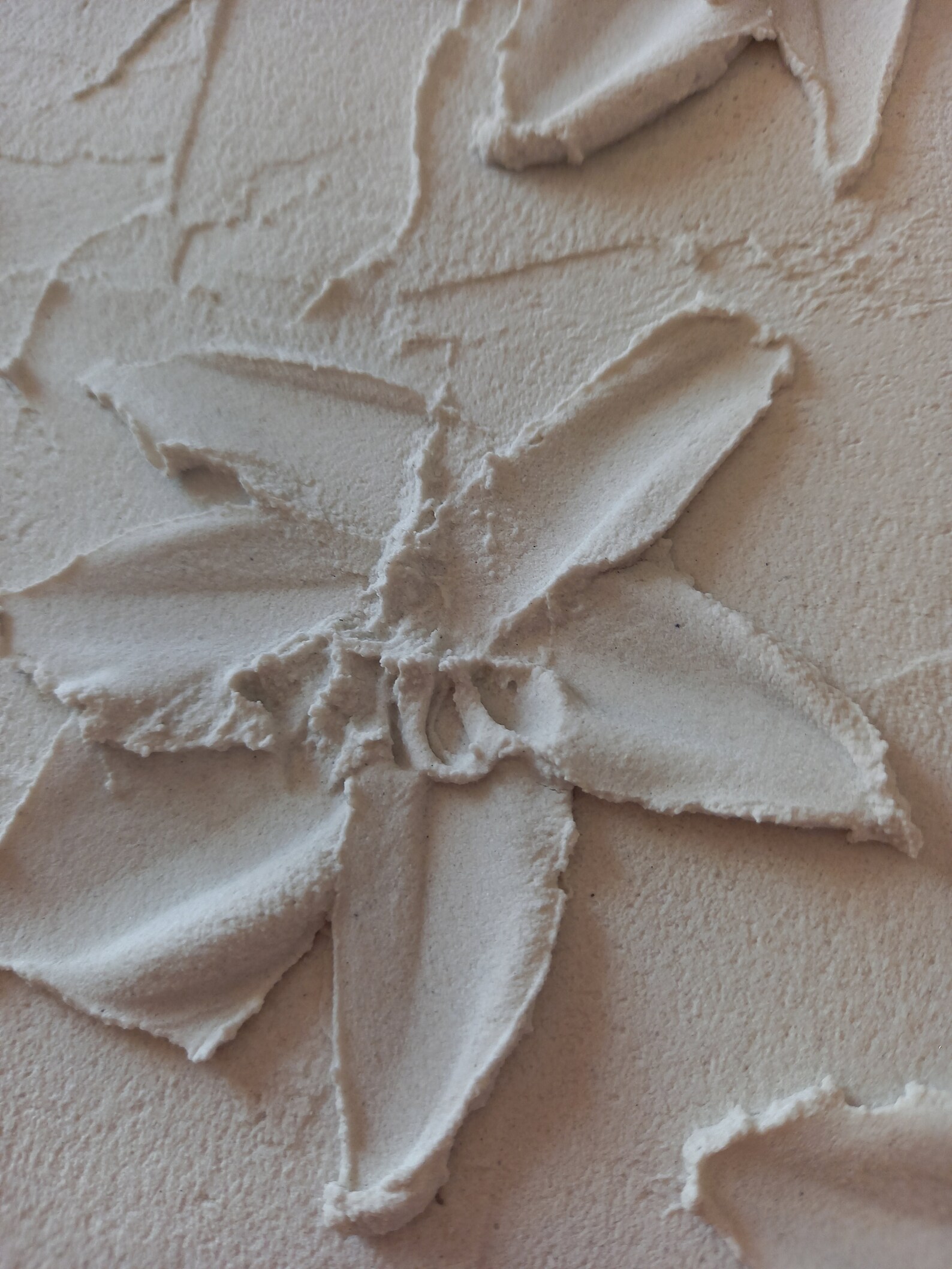 Sculptural Wall Art Floral Wall Art Plaster Art Plaster | Etsy