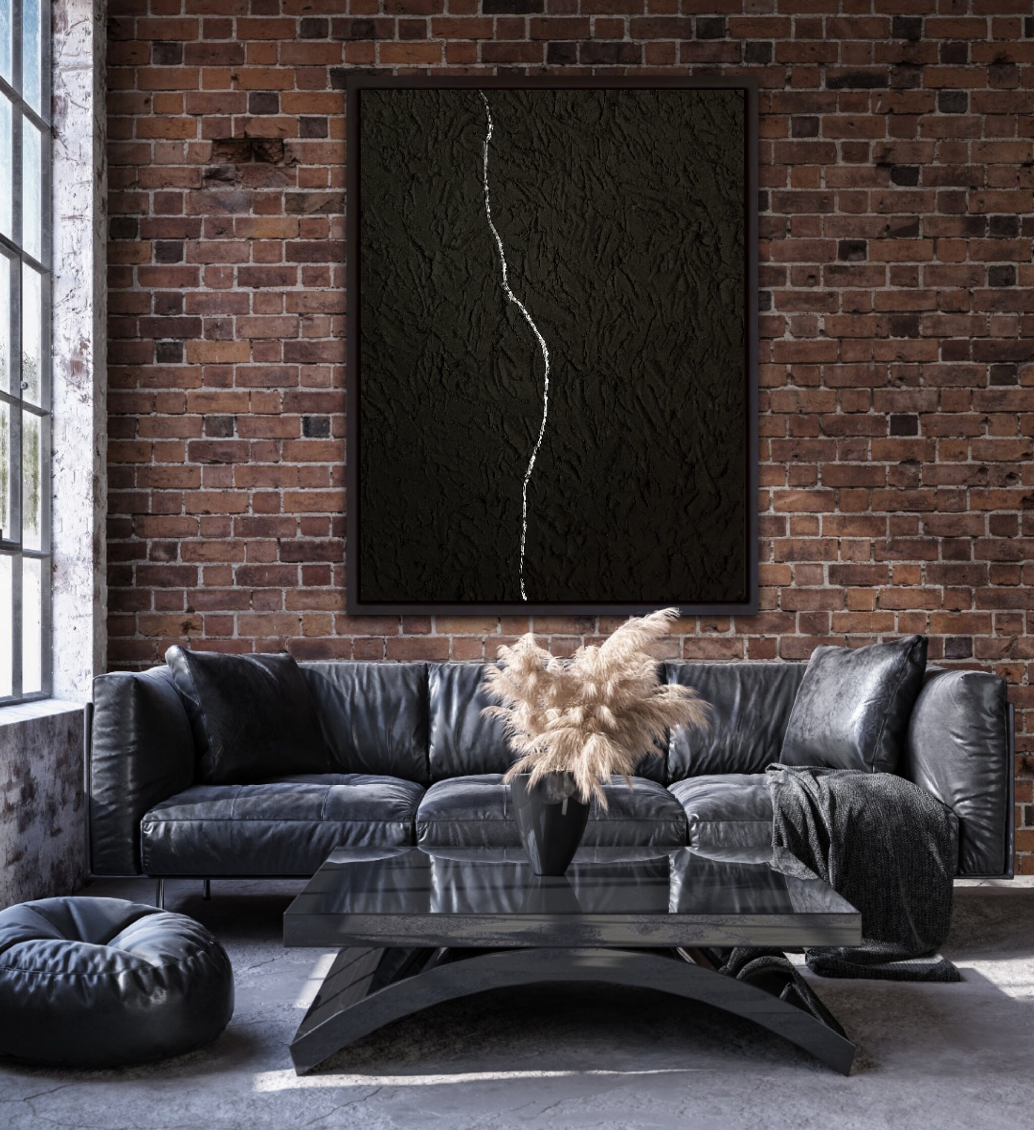 Black Wall Art, Kintsukuroi, Japanese Wall Hanging, Kintsugi, 3d ...