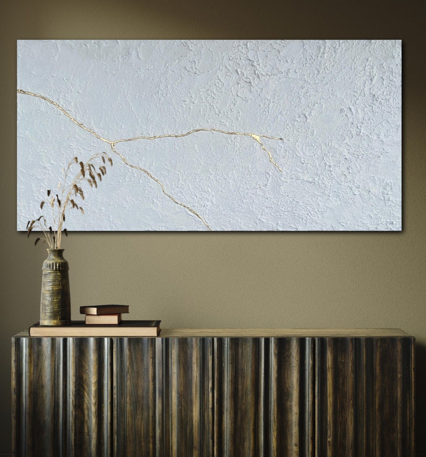 Tableau Peinture, Kintsugi, Tableau Texture, Art Japonais, Grand ...