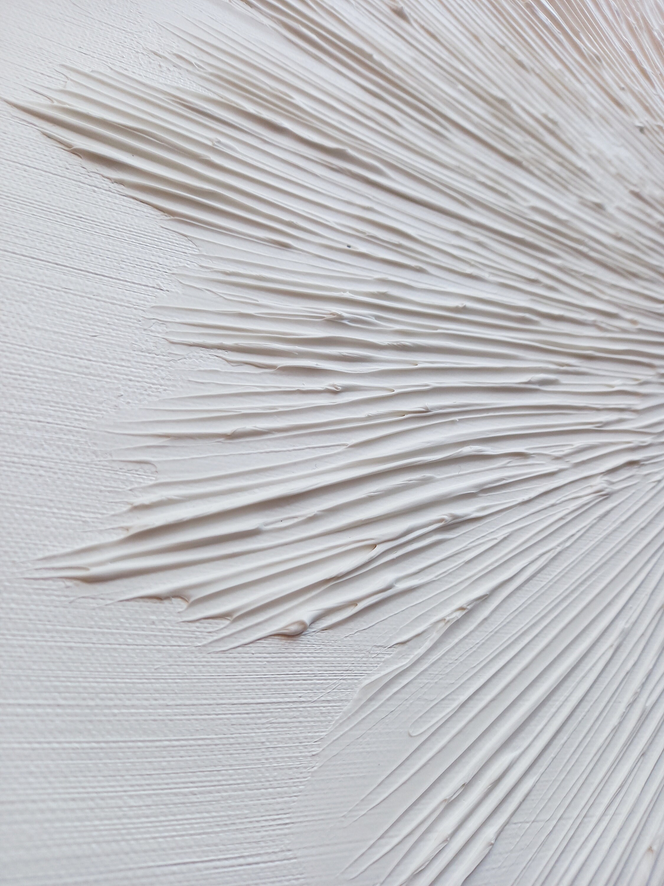 2 Piece Wall Art White Plaster Wall Art Sculptural Wall Art - Etsy