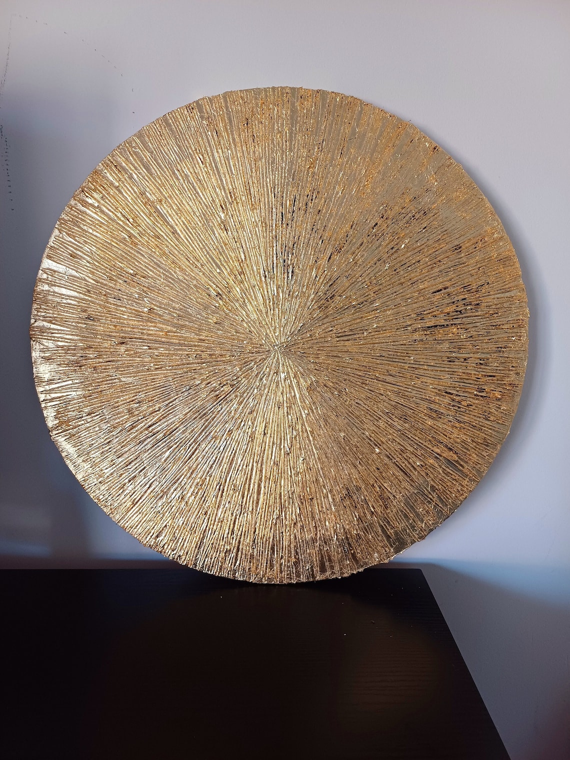 Round Wall Art, Gold Wall Decor, Circle Wall Art, Circle Metal Wall Art ...