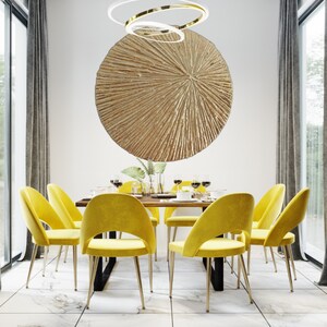 Round Wall Art, Gold Wall Decor, Circular Wall Art, Texture Wall Art ...