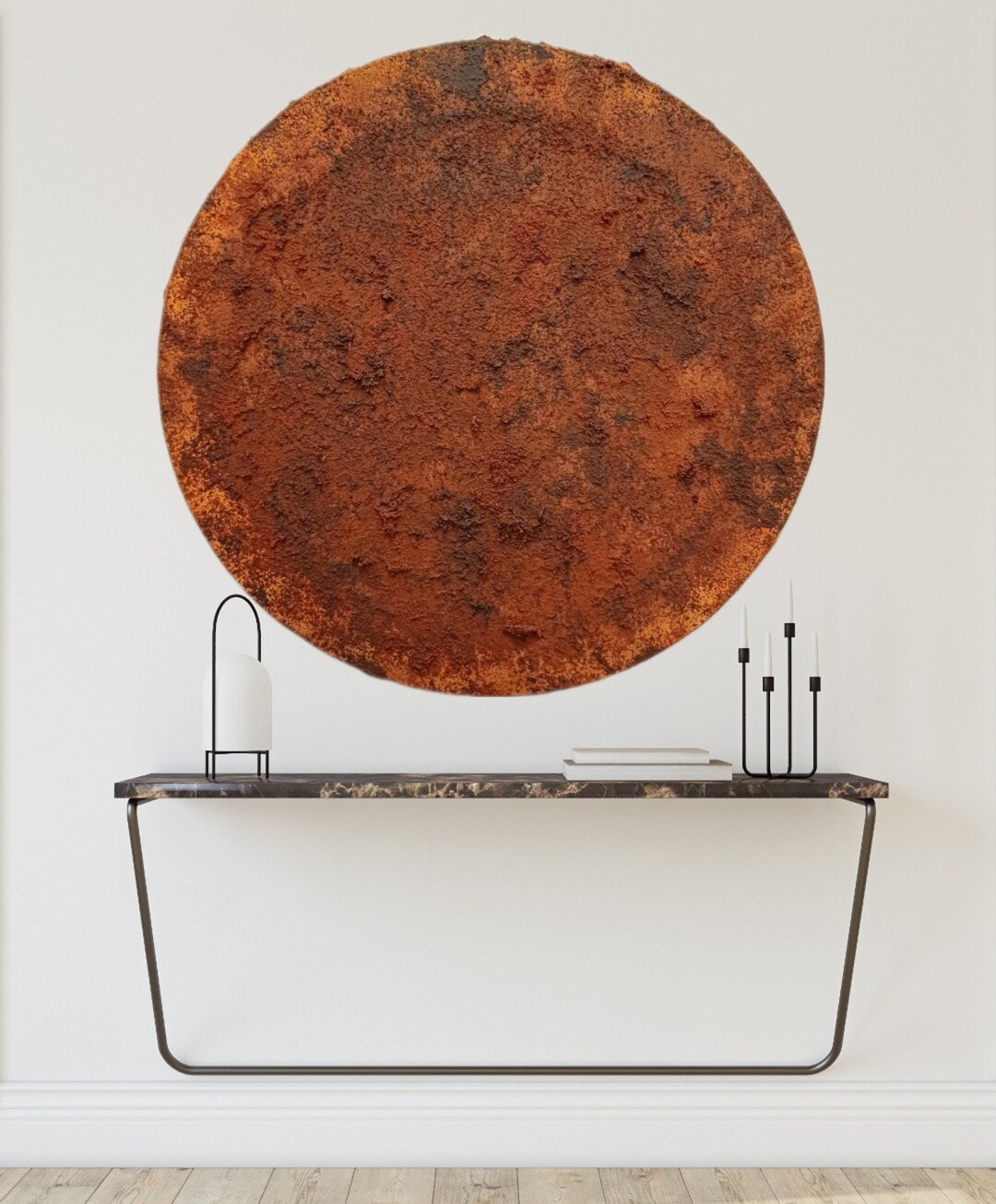 Round Wall Art, Industrial Decor, Rusty Decor, Rust, Large Metal Wall ...