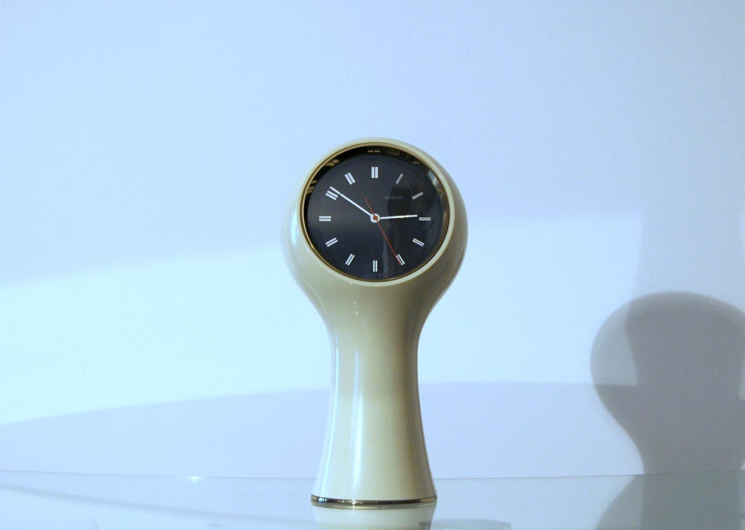 Table Clock SECTICON Mod. T1 - Design A. Mangiarotti, Swiss Made 1956 ...