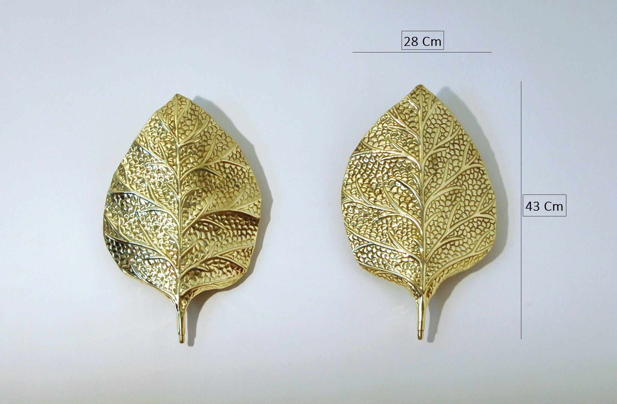 Wall Lamp LEAF Art. A-017 BRASS Limited Edition - Etsy
