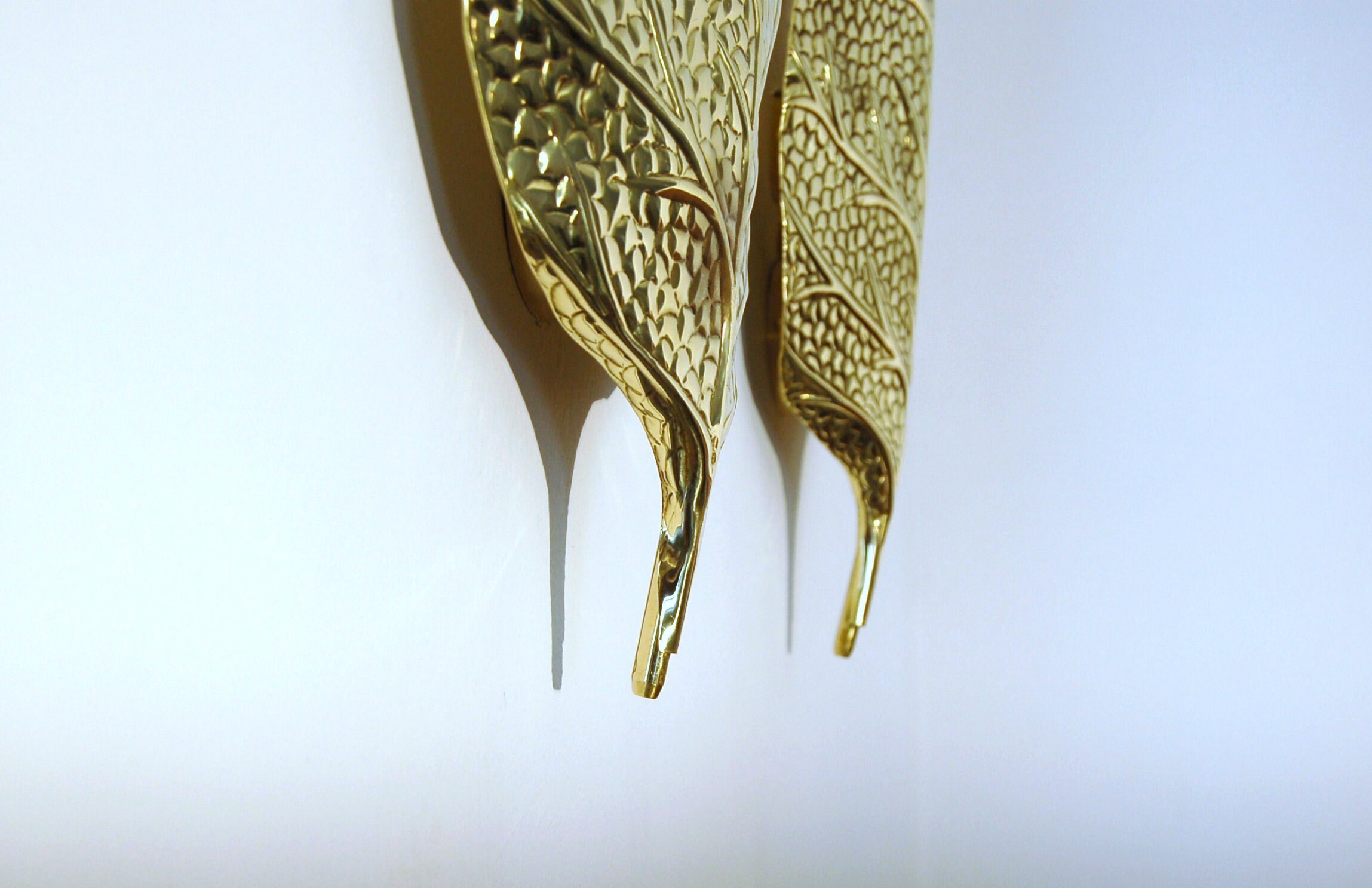 Wall Lamp LEAF Art. A-017 BRASS Limited Edition - Etsy