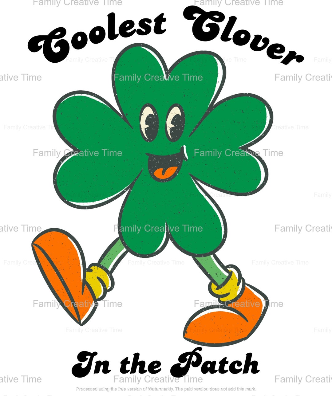Cool Clover PNG File - Etsy