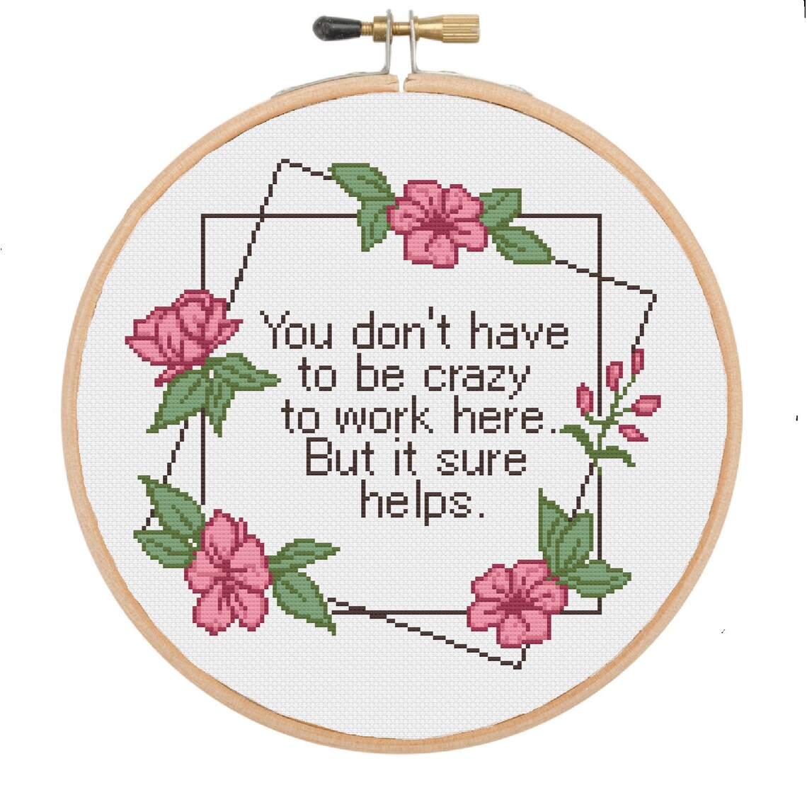 Set Bundle of 5 Five Funny Office Cross Stitch Patterns - Etsy