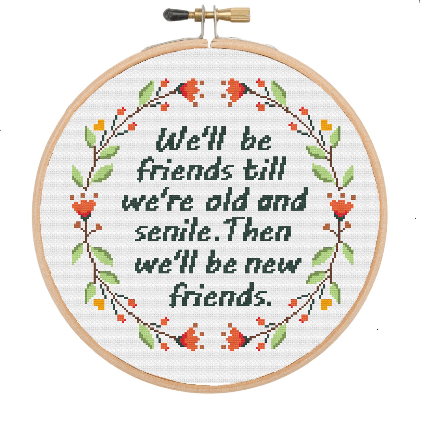 Set Bundle of 6 Six Funny Friends Cross Stitch Patterns Sassy - Etsy