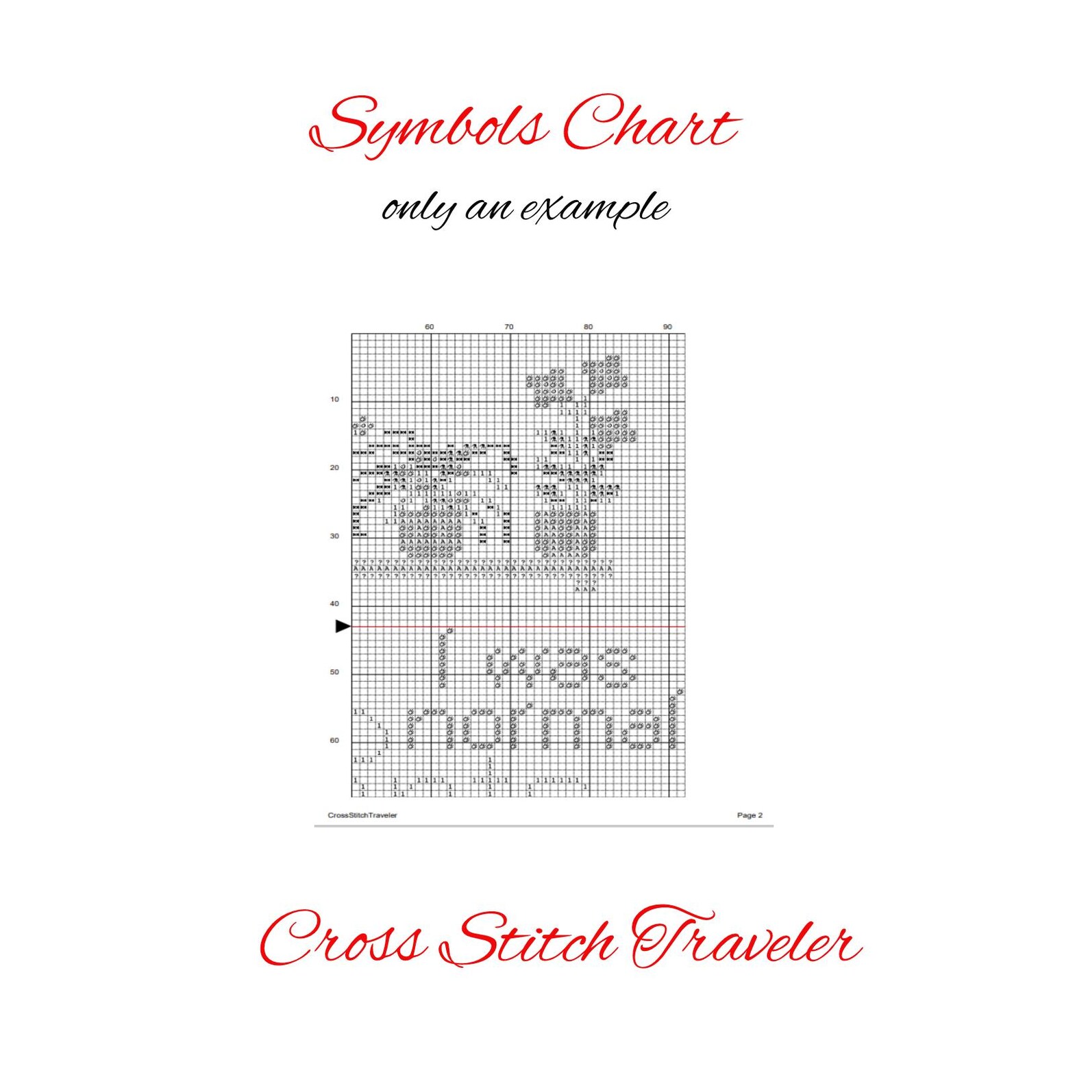 Pet Memorial Cross Stitch Pattern: Paw Print, in Loving Memory (PDF ...