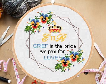 Grief Cross Stitch Pattern - Etsy
