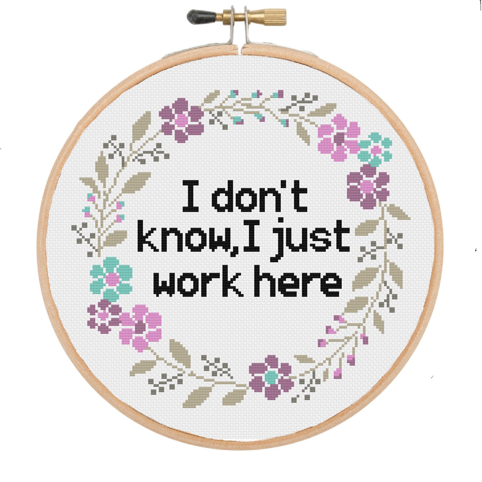 Funny Office Cross Stitch Pattern Bundle: Snarky Coworker Designs ...
