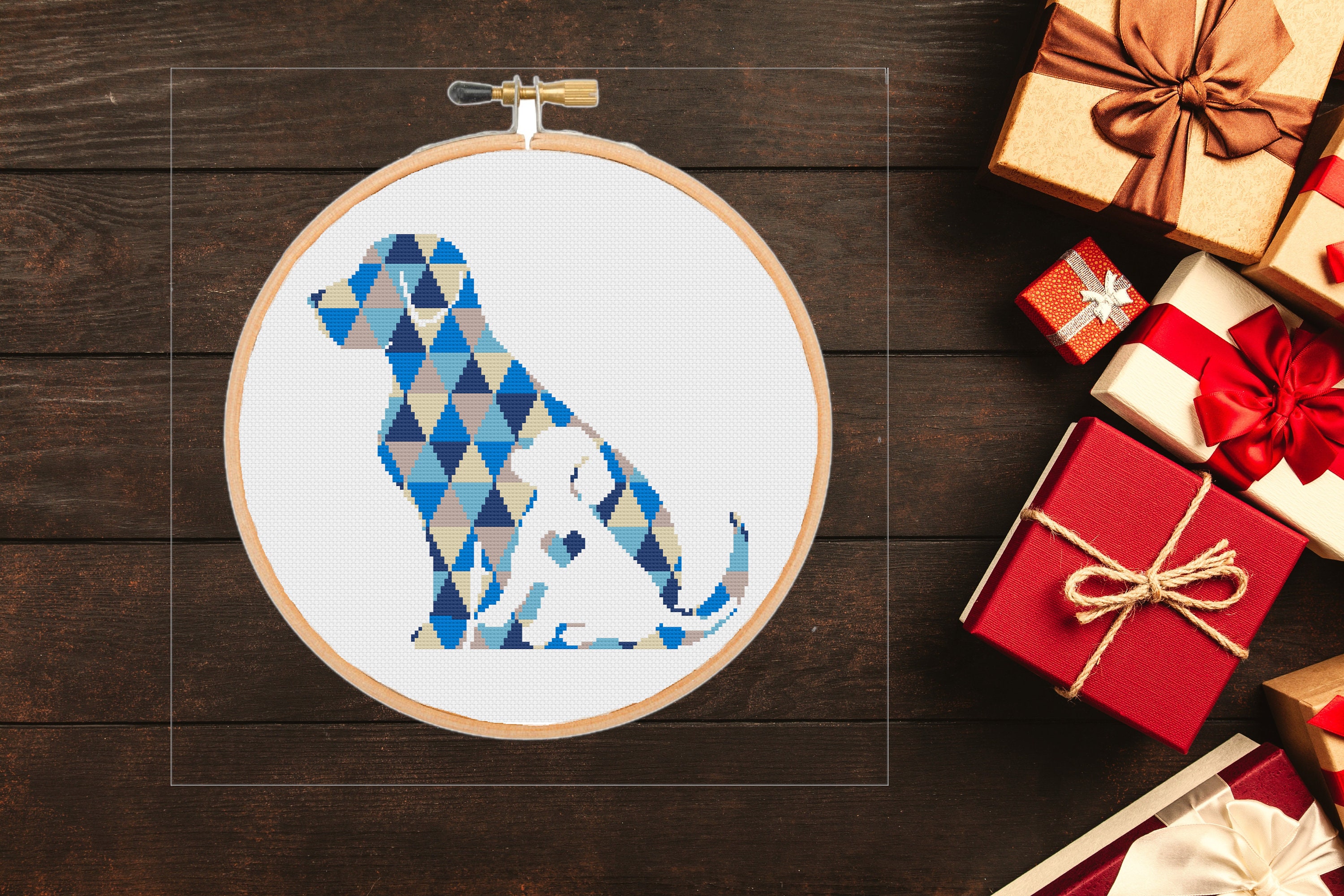 Baby Dog Cross Stitch Pattern Animals Cross Stitch Modern - Etsy