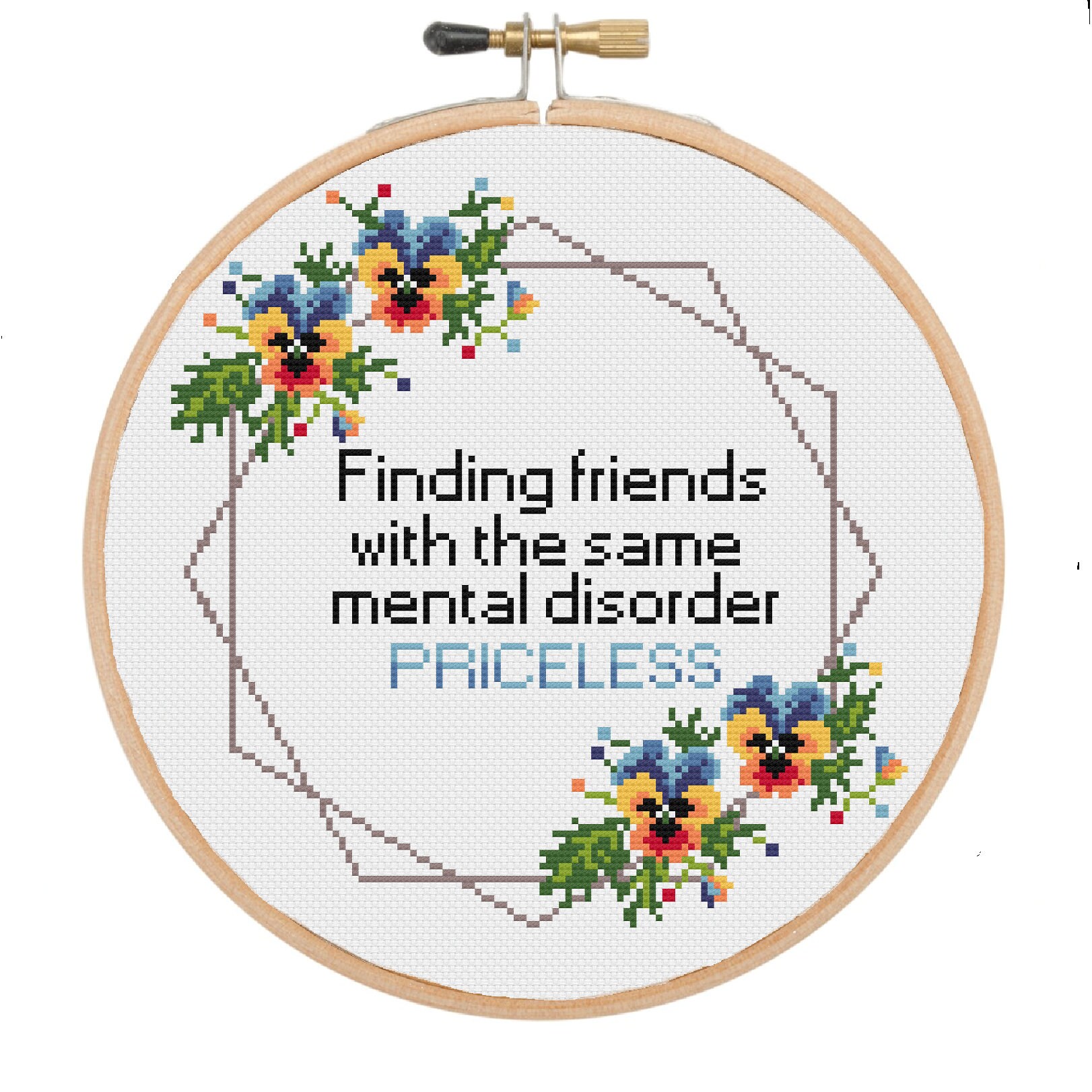 Set Bundle of 6 Six Funny Friends Cross Stitch Patterns Sassy - Etsy