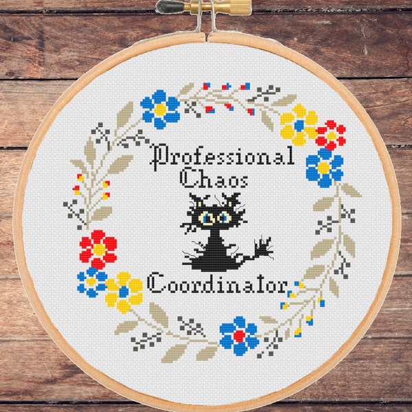 Secretary Cross Stitch - Etsy Ireland