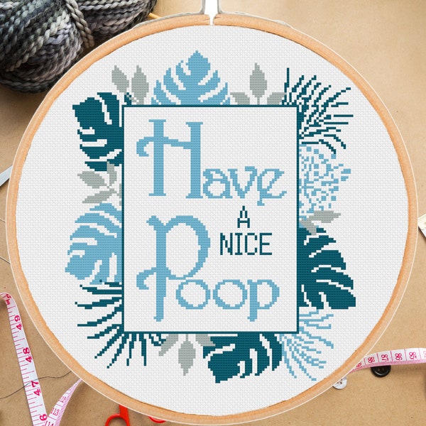 Poop Cross Stitch - Etsy