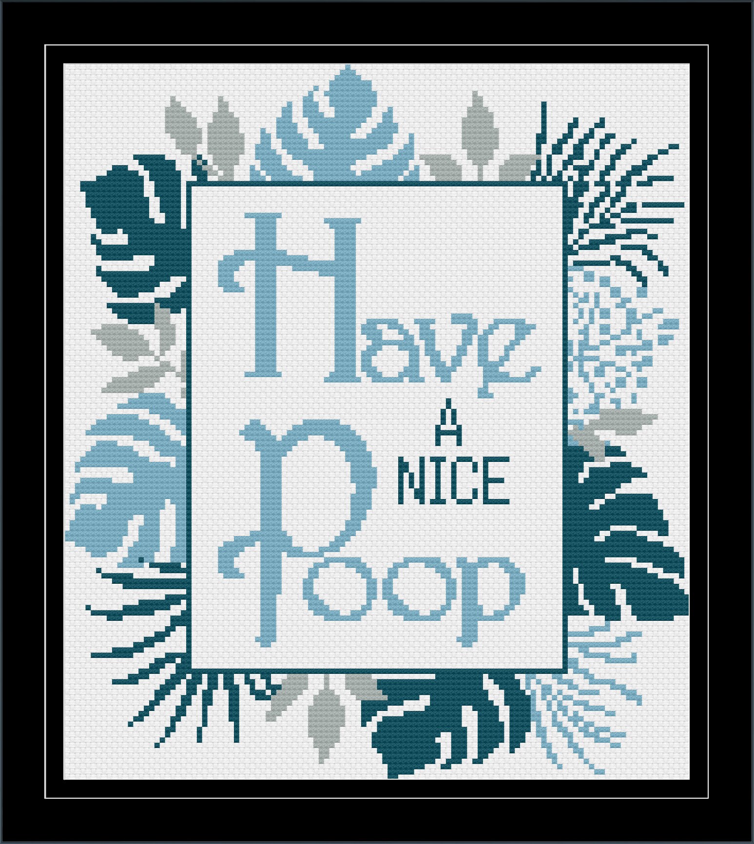 Have a Nice Poop Cross Stitch Pattern Funny Bathroom Deco - Etsy