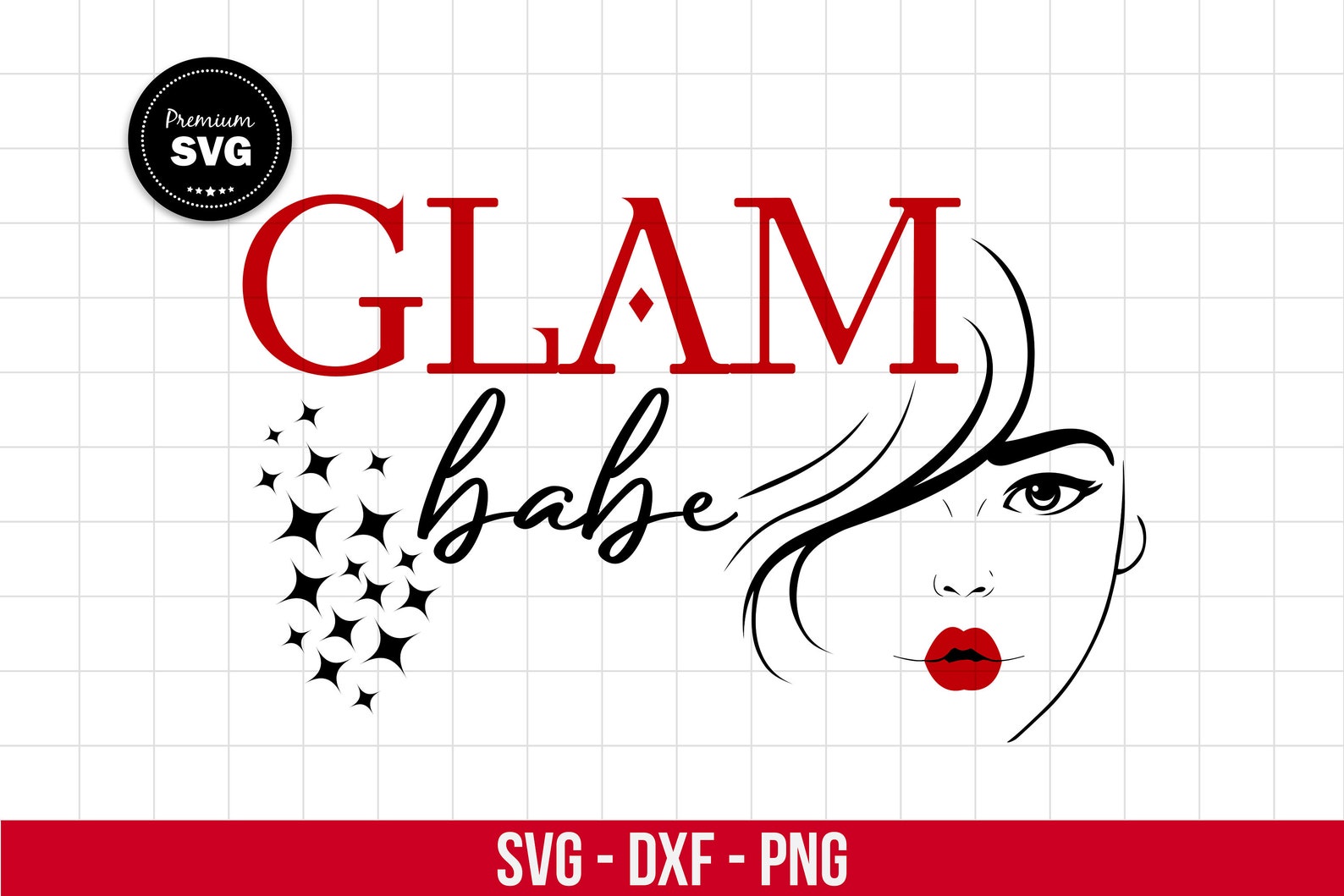 Glam Babe Svg, Makeup Svg, Makeup Quotes Svg, Beauty Svg, Makeup ...