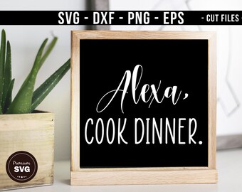Alexa Cook Dinner Sign - Etsy