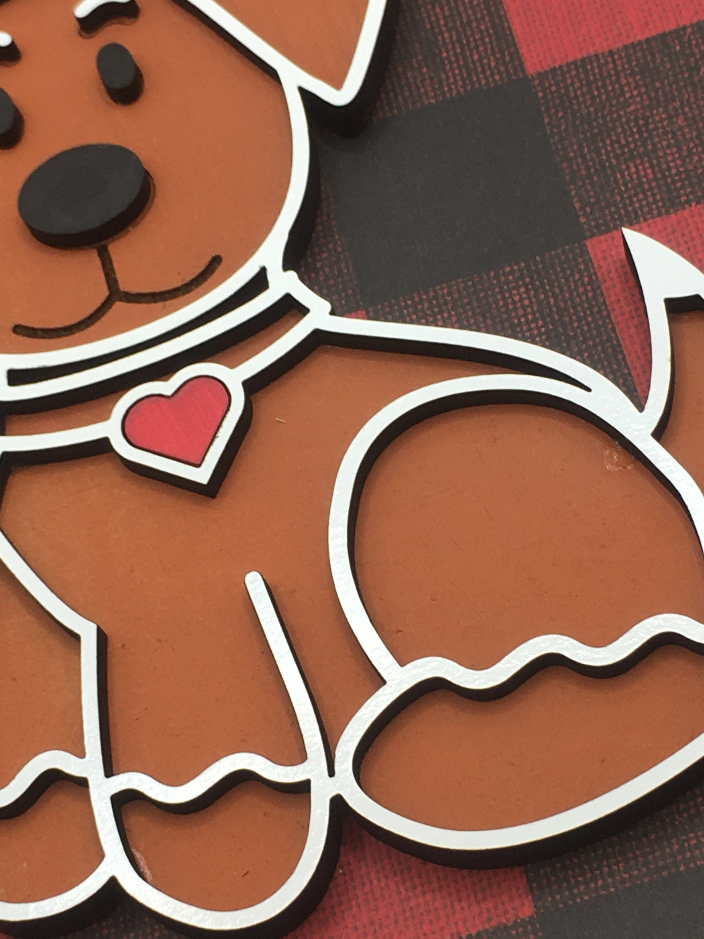 DIGITAL FILE: Gingerbread Dog SVG - Etsy