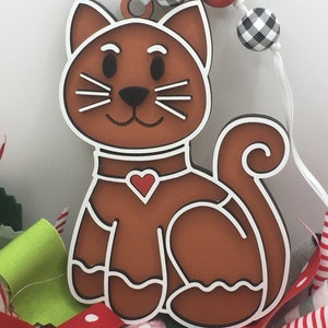 DIGITAL FILE: Gingerbread Cat SVG - Etsy