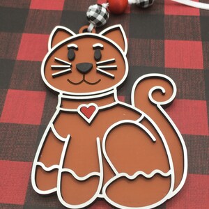 DIGITAL FILE: Gingerbread Cat SVG - Etsy