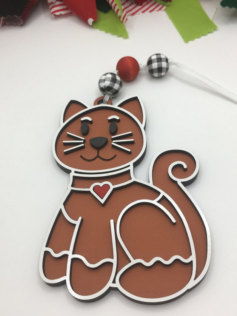 DIGITAL FILE: Gingerbread Cat SVG - Etsy
