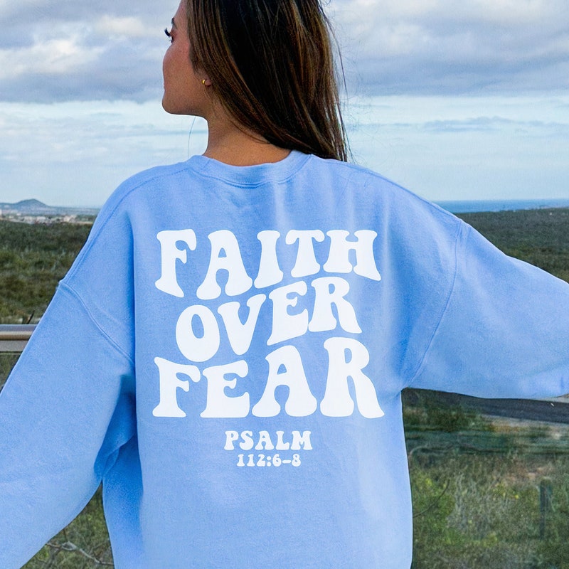 Faith Over Fear Hoodie - Etsy