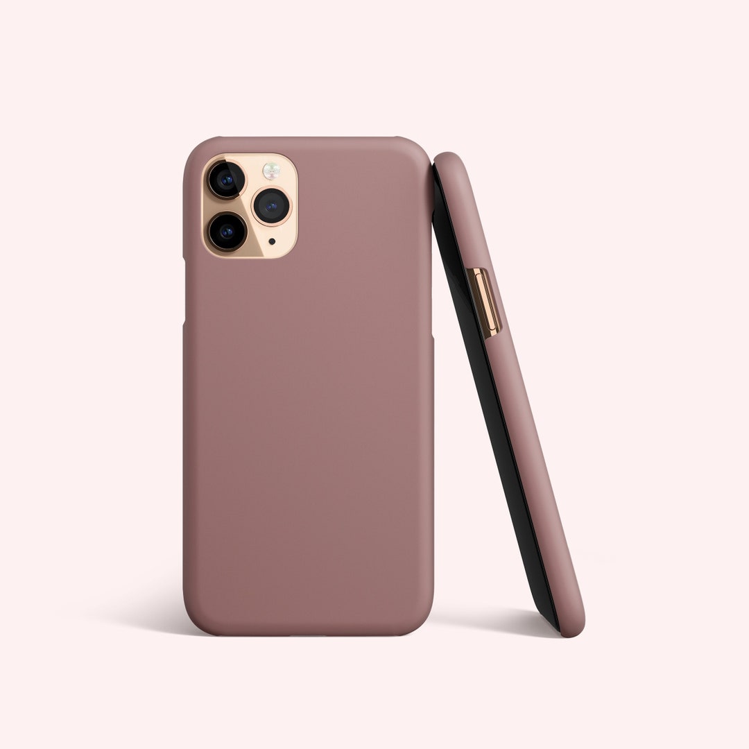 Custom Name Neutral Muted Brown Phone Case Matte or Glossy iPhone ...