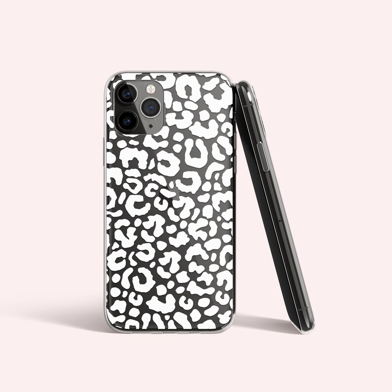 Cheetah Print Leopard Spots Animal Print Clear Iphone Case - Etsy