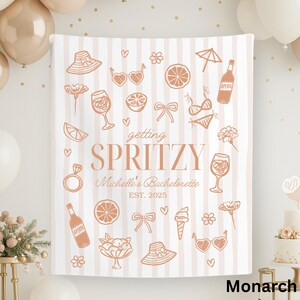 Aperol Spritz Bachelorette Party Tapestry Summer Garden Party Bridal ...