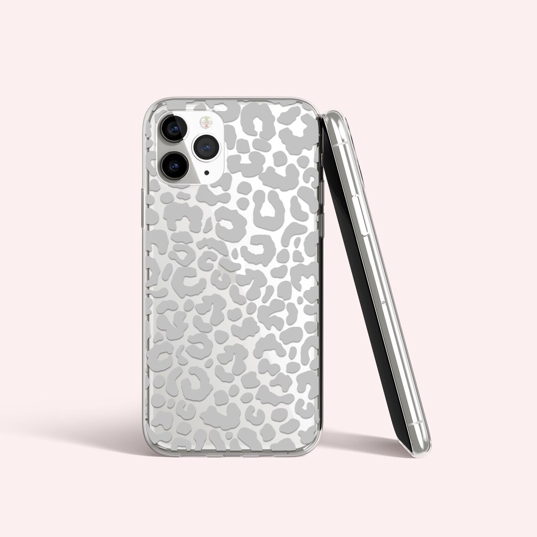 Cheetah Print Leopard Spots Animal Print Clear iPhone Case With Design ...