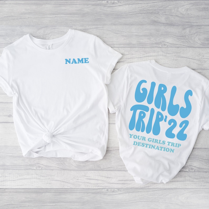 Custom Girls Trip Matching T Shirts Bachelorette Party Shirt - Etsy