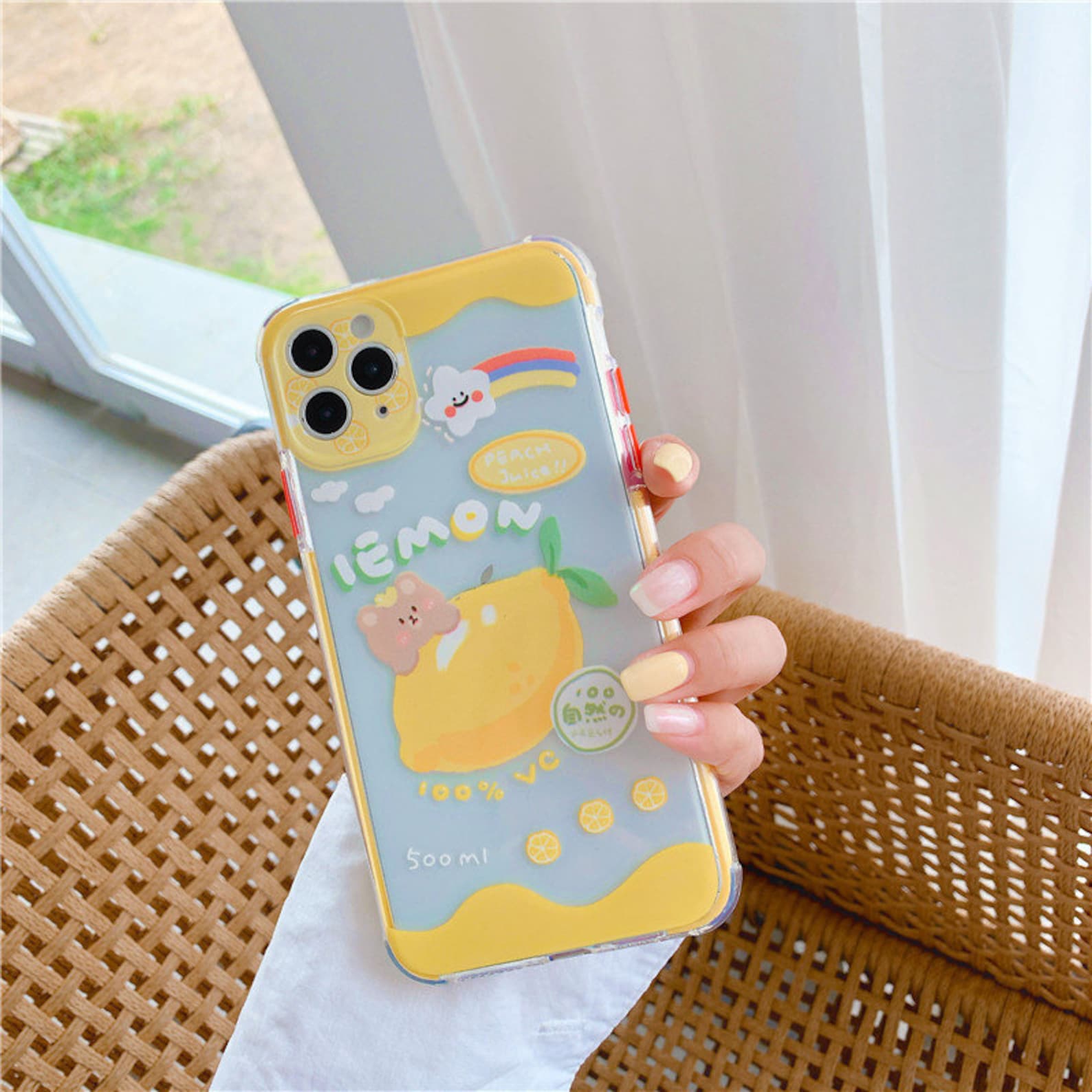 Cute Lemon iPhone Case | Etsy