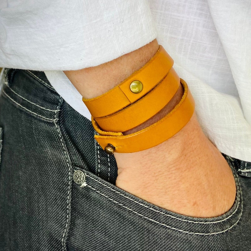 Rivet Cuff Bracelet - Etsy