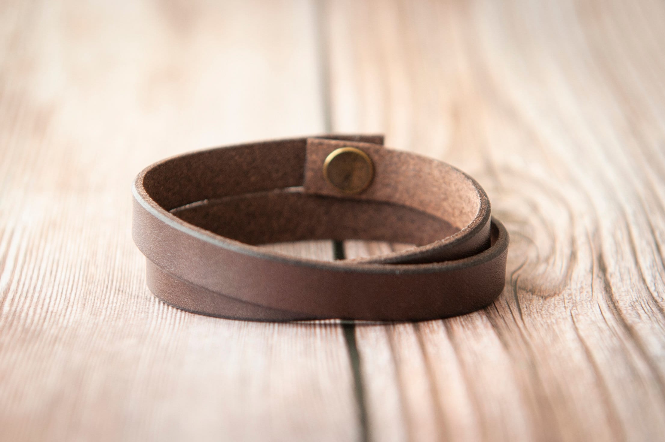 Personalized Leather Wrap Bracelet Engrave Custom Words - Etsy